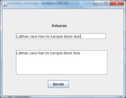 Java dan Android: Text Field dan Text Area