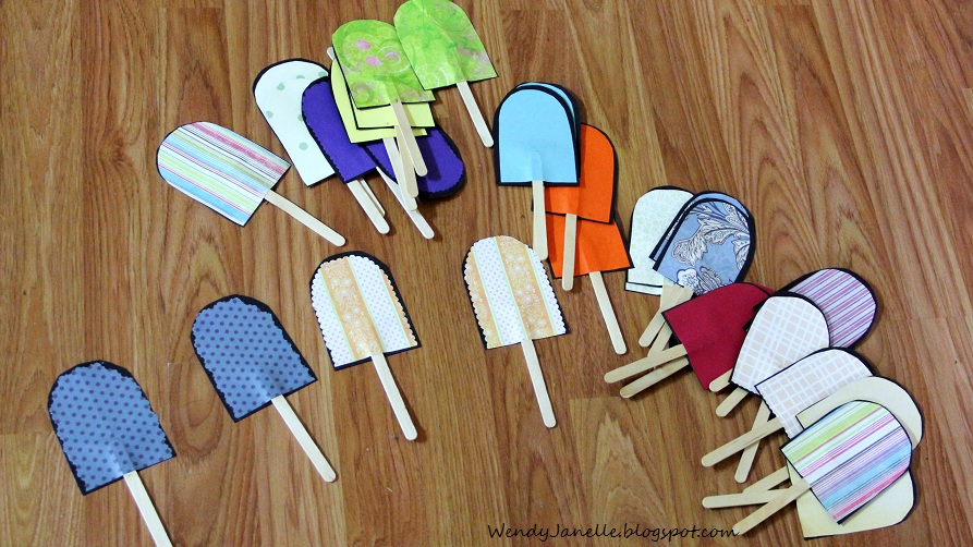 Living Creatively: Popsicle Matching Game& update