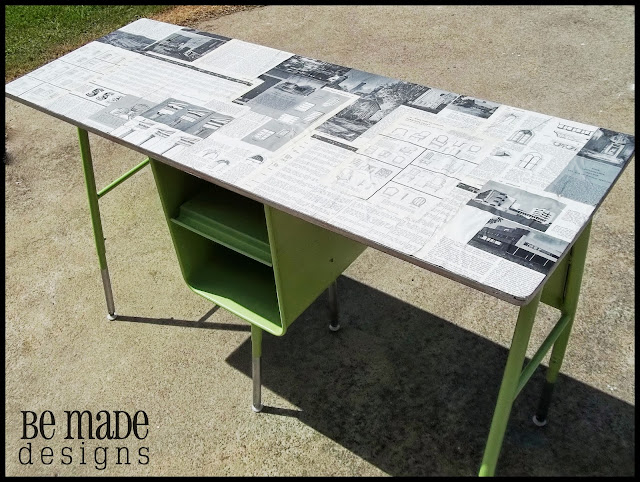 BE MADE: {Re*Made}: My Student Desk Redo