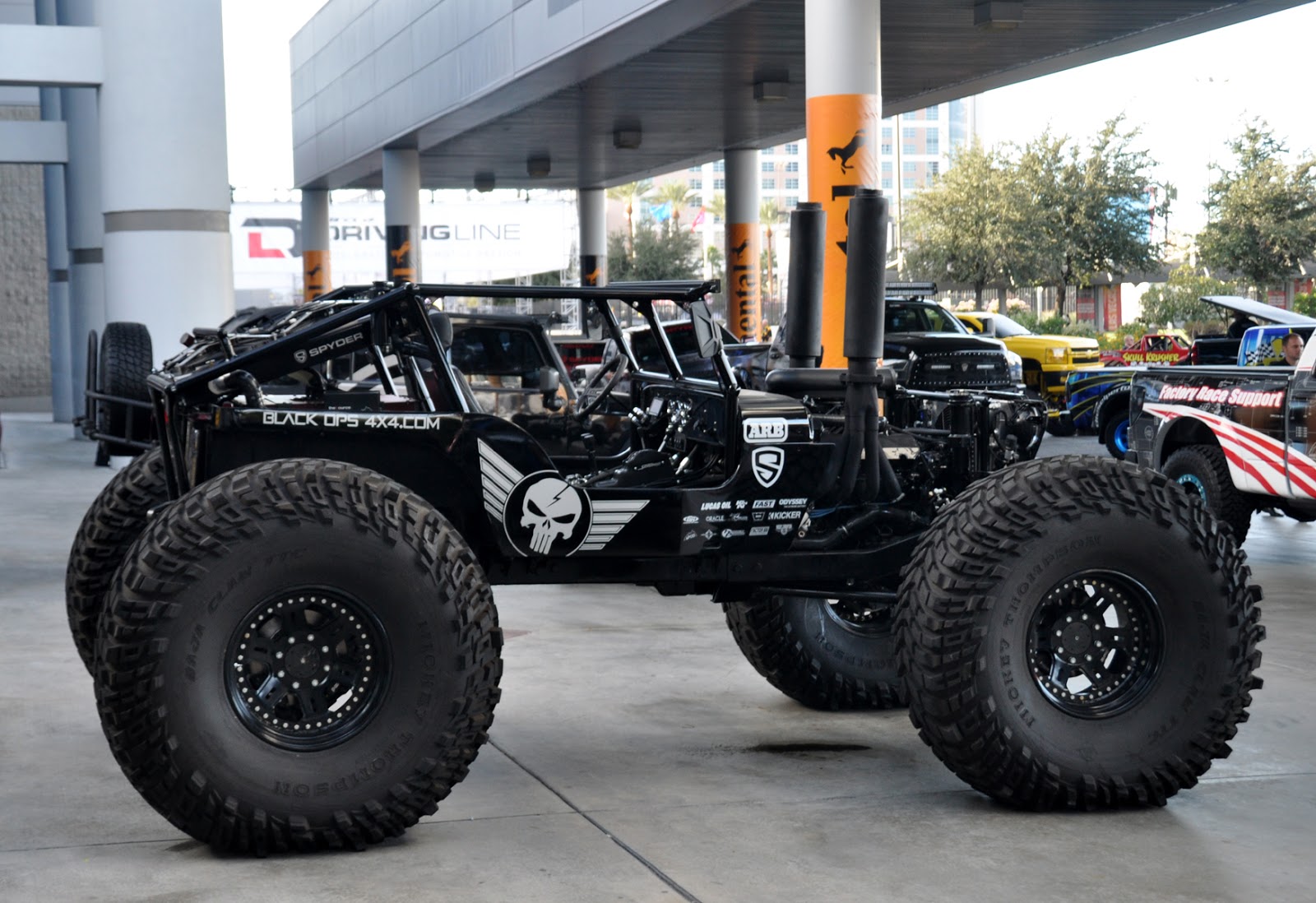 Just A Car Guy: and this crazy beast from Black Ops 4X4 was marking it ...