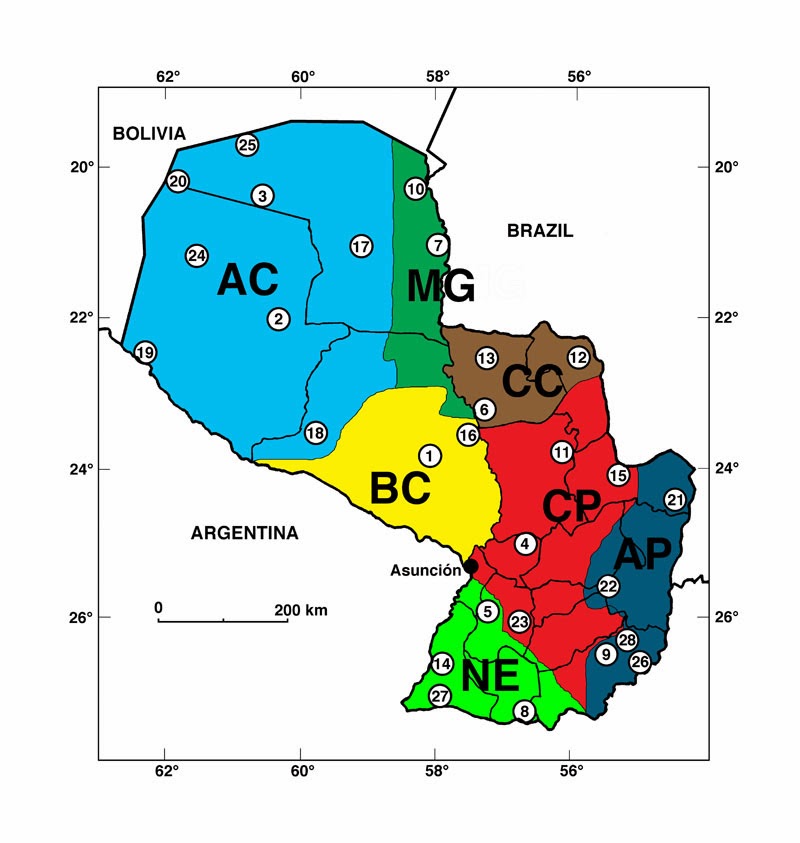 Inversiones en el Chaco Paraguayo: Mapas