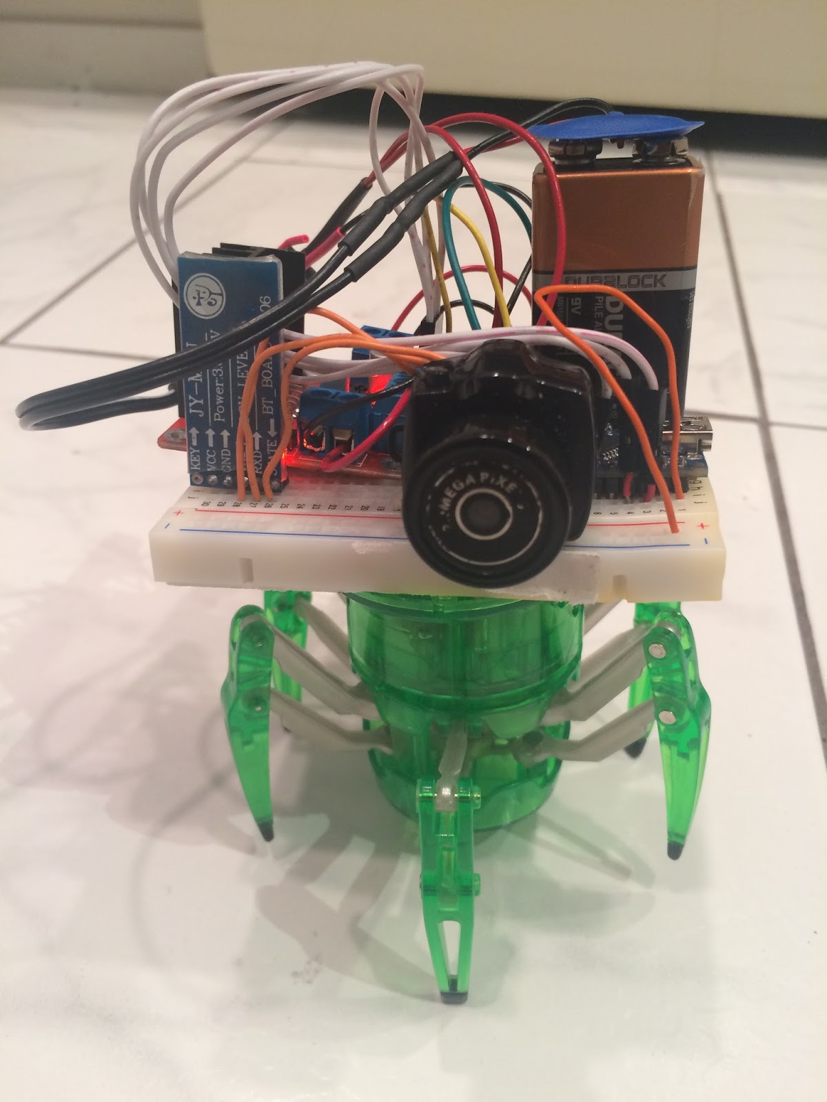 Spybot Robot espia controlado por Bluetooth y android - Atomo Technologies