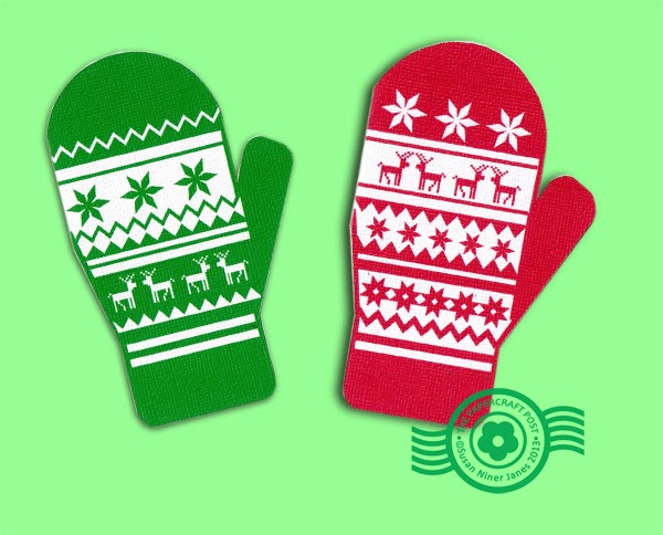 The Papercraft Post: Mitten Cards