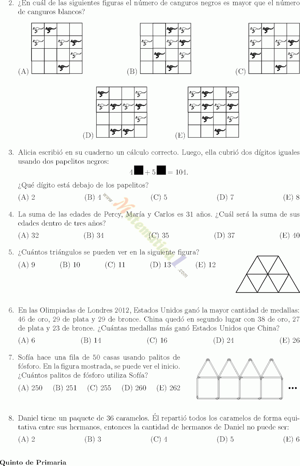 Matematicas De Quinto Grado De Primaria Ejercicios at Eden Mandalis blog Matematicas De Quinto Grado De Primaria Ejercicios at Eden Mandalis blog