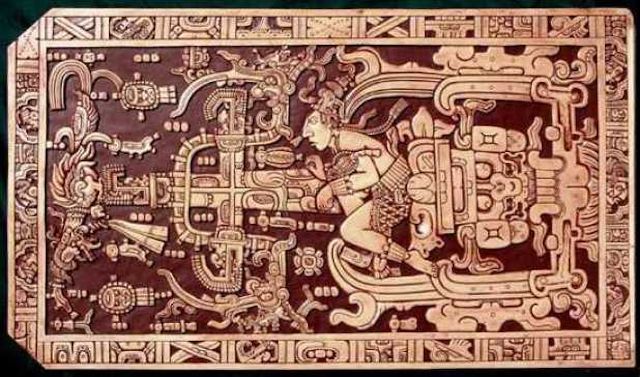 Facts Of World: Pacal’s Sarcophagus- Ancient Mayan King Rocket Ship