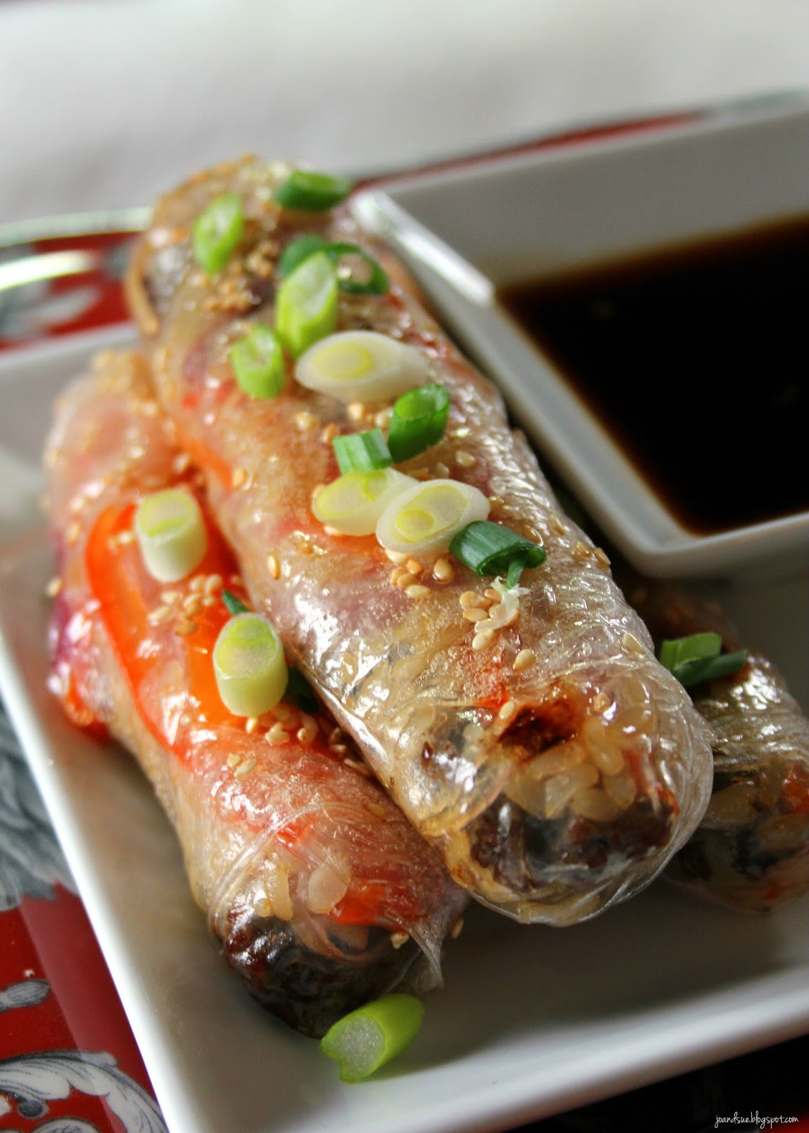 Jo and Sue: Rice Paper Burger Rolls