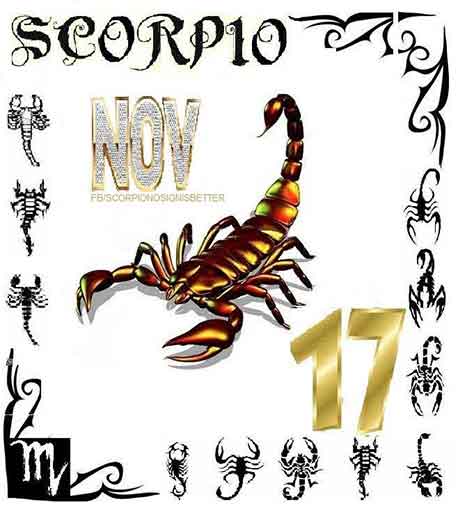 Scorpio Born on November 17