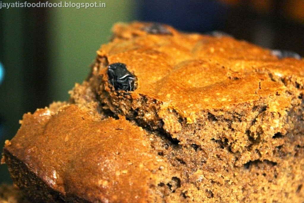 Jayati's Food Journey - Enjoy!!!: Choco Raisin Cake