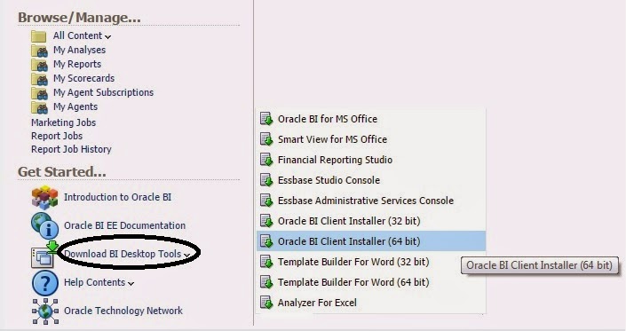 Come let's get confused ! : Oracle Business Intelligence Enterprise ...