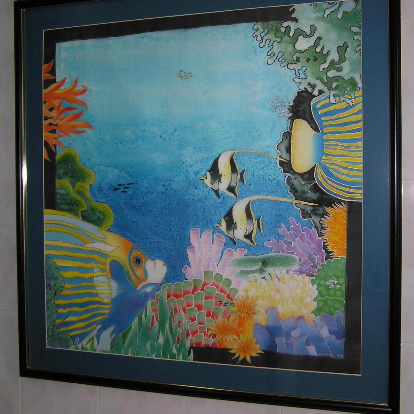 Neesie Natters: Silk Painting - Tropical Fish