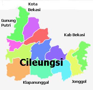 KotaKita.com: Peta Kota Cileungsi