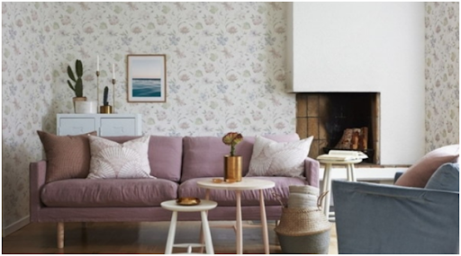 Inspirasi Kombinasi Wallpaper Dan Cat Dinding + Tips