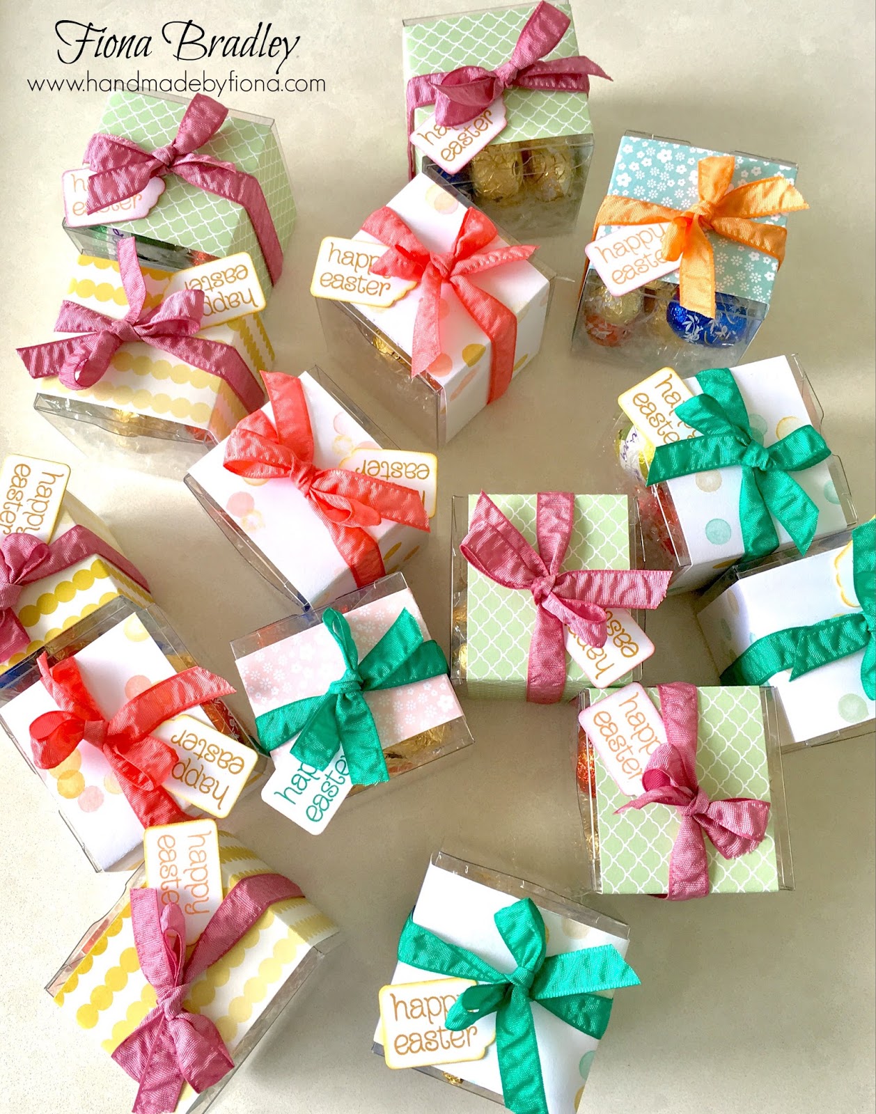 Easter boxes - Handmade by Fiona