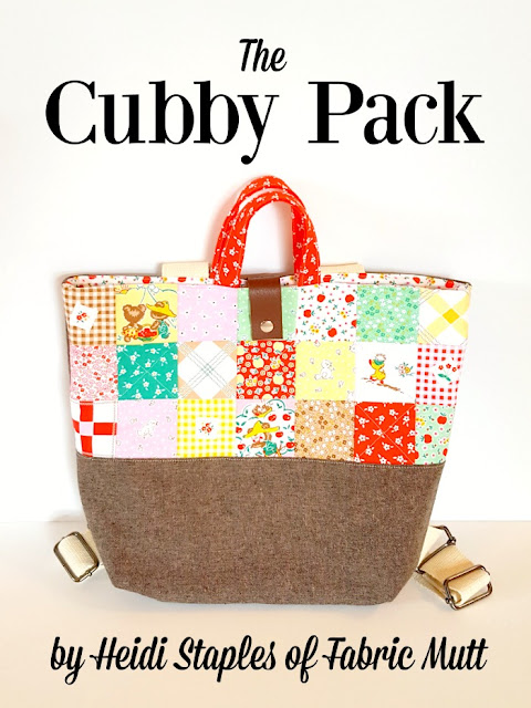 Fabric Mutt: The Cubby Pack Tutorial