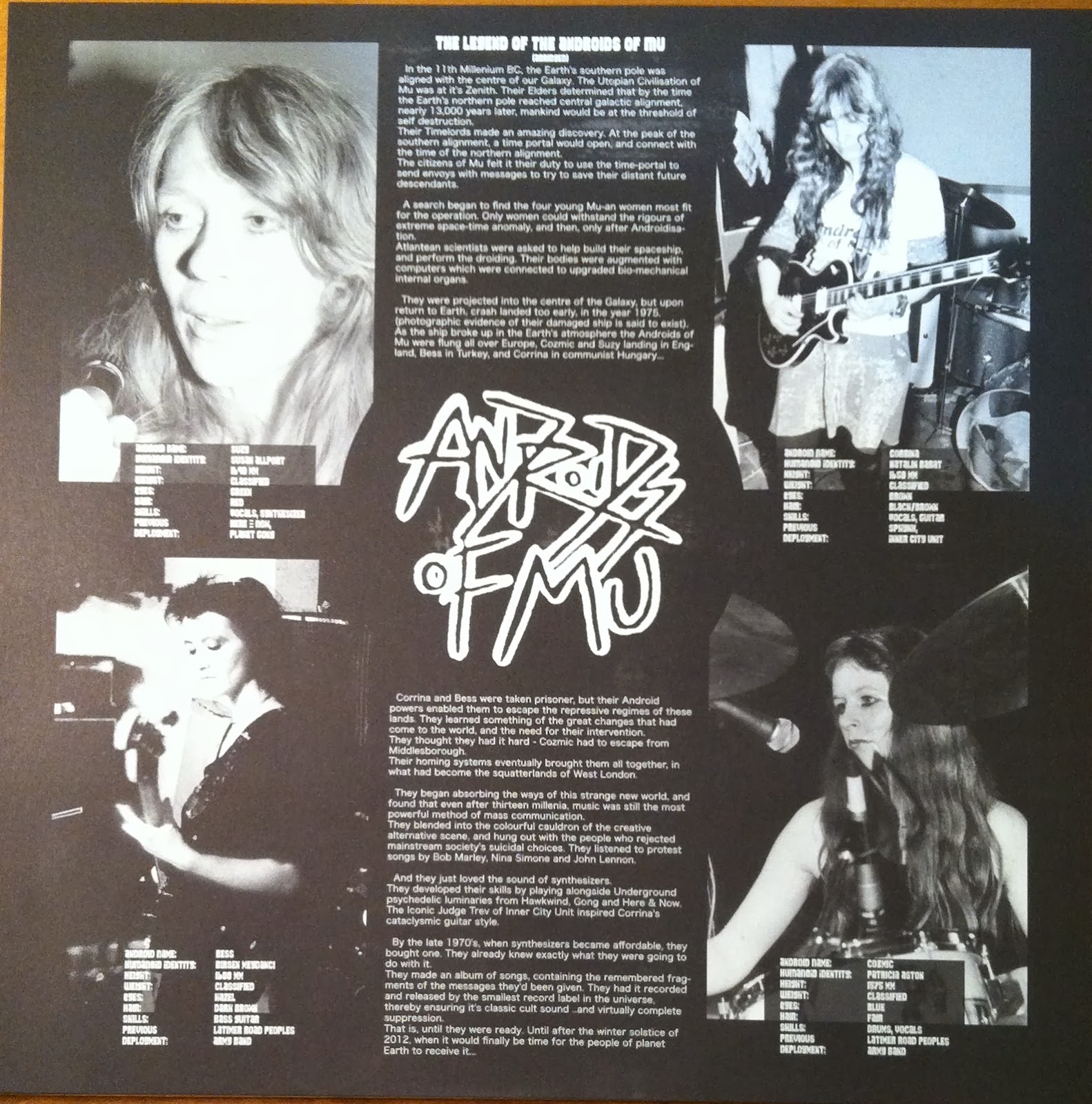 Fr(A)t Row: REISSUE: ANDROIDS OF MU- BLOOD ROBOTS [Water Wing/ Free ...