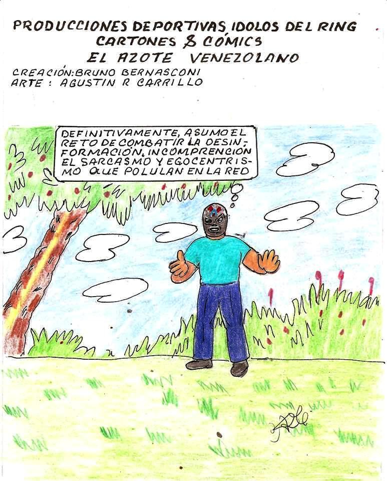 Elazotevenezolanoelblog: Comic El Azote Venezolano Vs. El Lobo Panameño