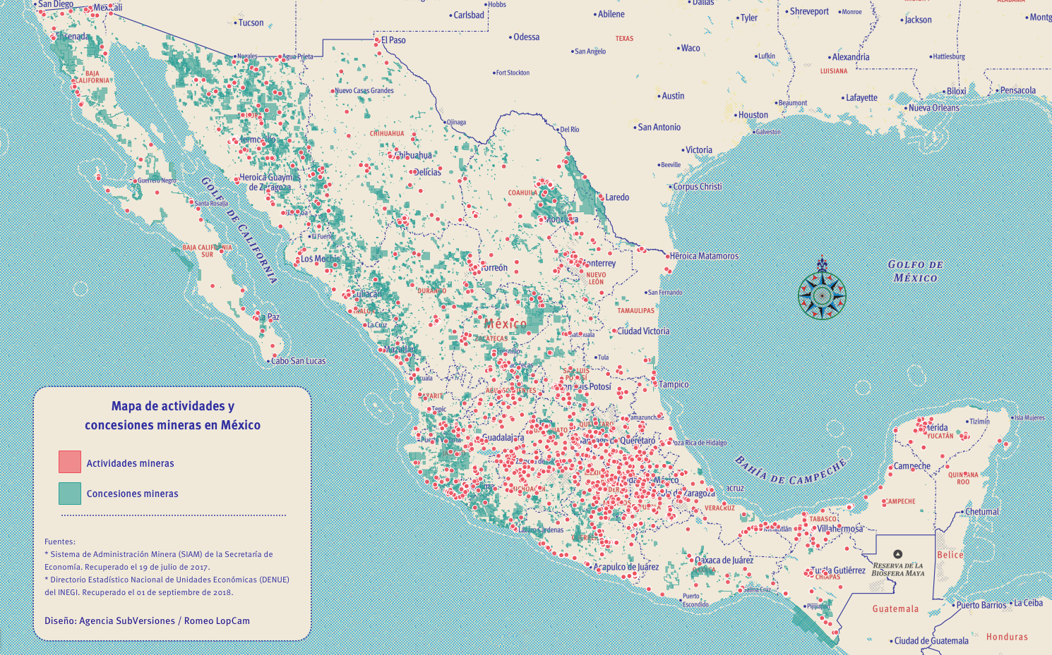 Fe y Resistencia - CEE: Minería en México: mapa interactivo