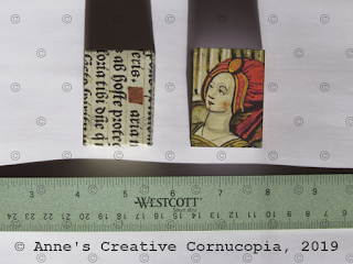 Anne's Creative Cornucopia: "Medieval Text" - Matchbox