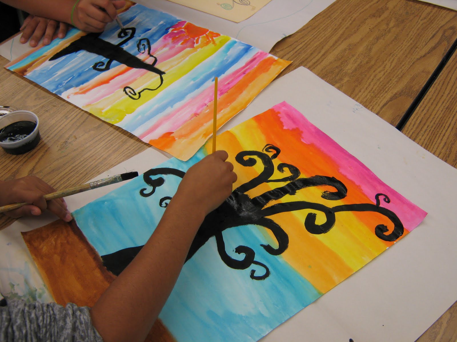 What's New in the Nelson Art Room?: Fourth Grade "Trees of Life"