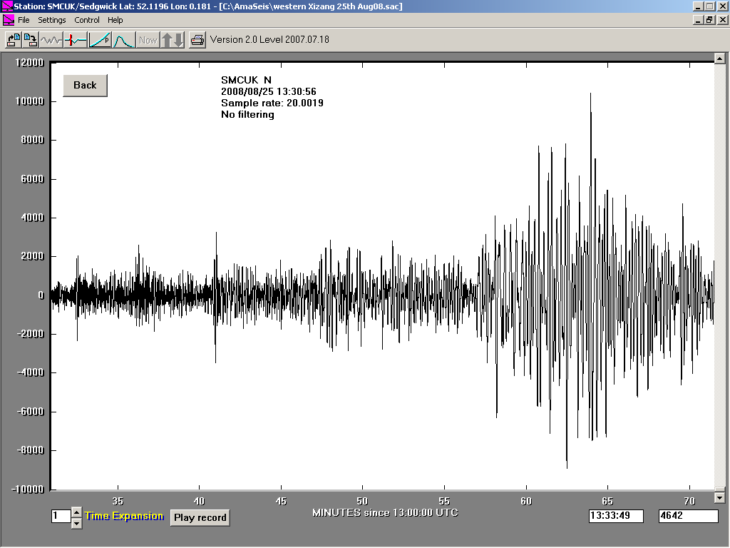 BLOG: Geology for Global Development: Friday Photo (12) - Seismogram of ...