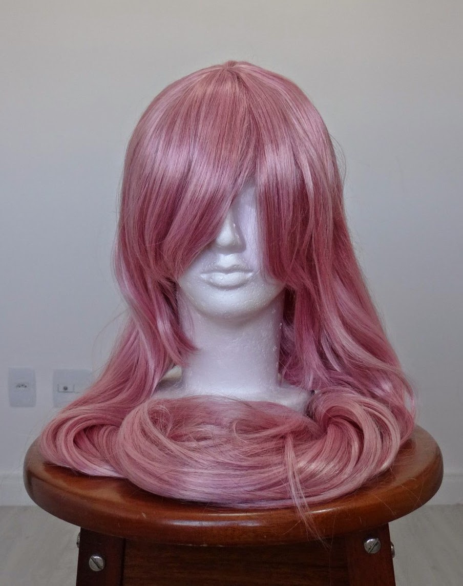 Peruca longa rosa 1m | Moe Moe Tiger Store