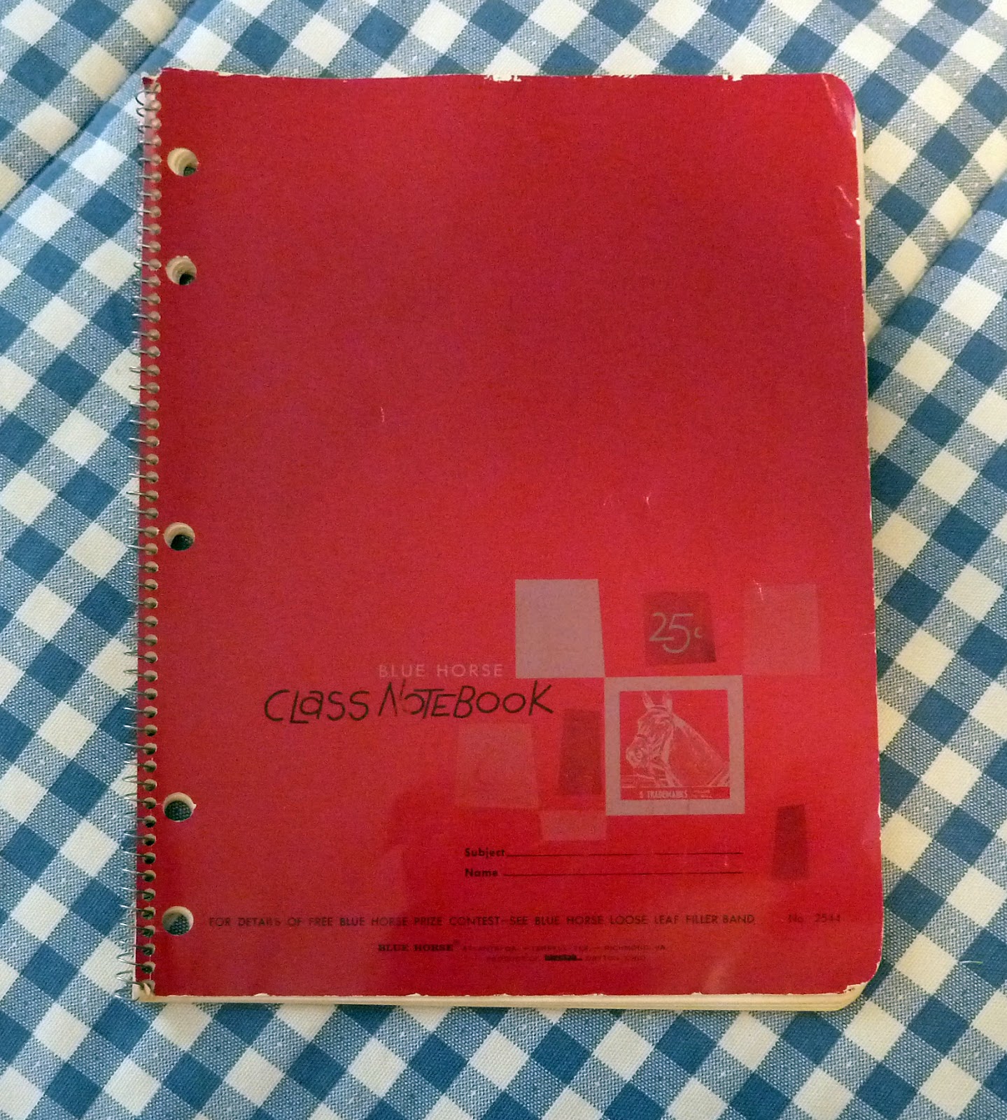 Celebrating Family Stories: Treasure Chest Thursday : That Old Red Notebook