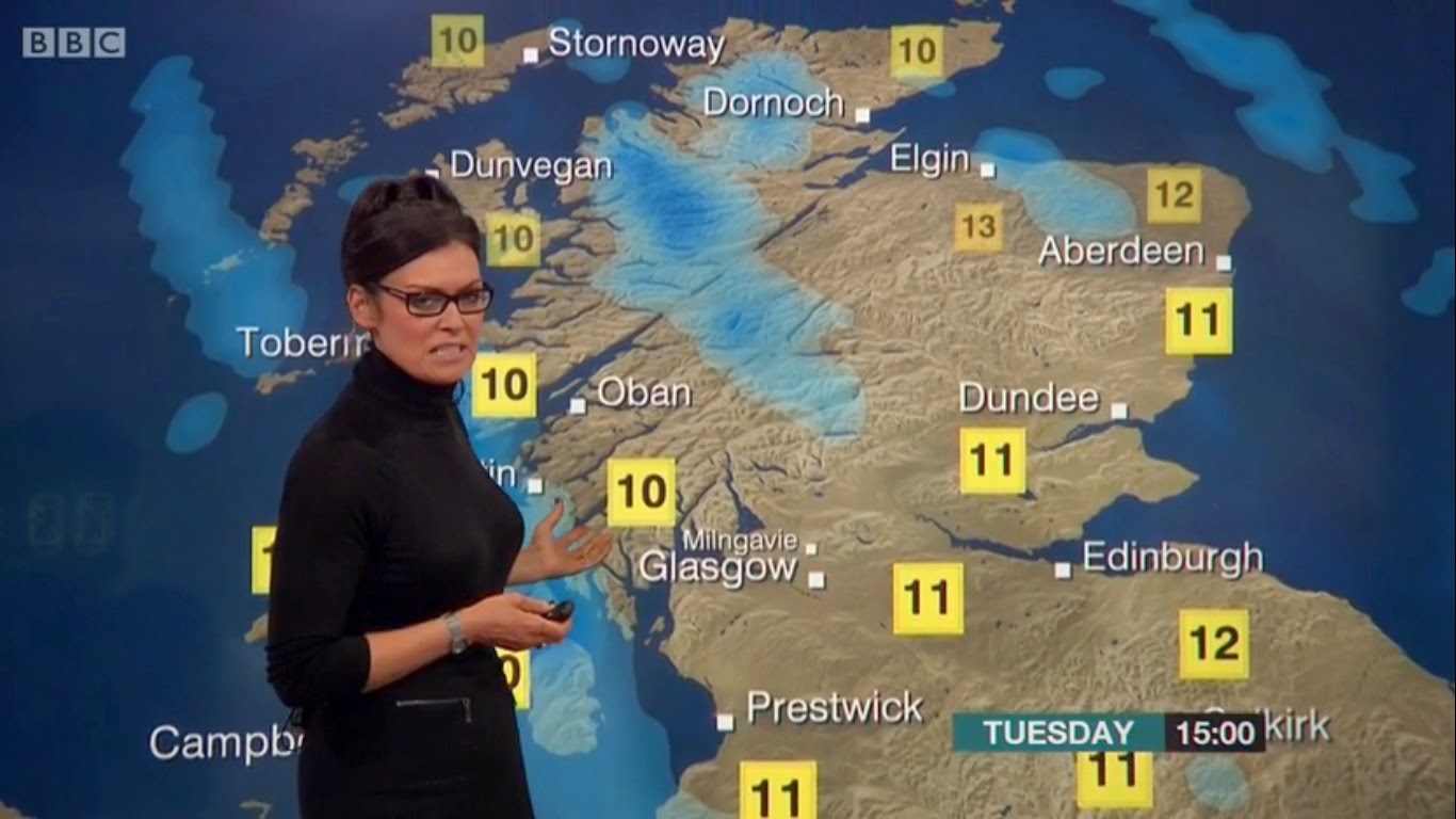 UK Regional News Caps: Judith Ralston - BBC Reporting Scotland Weather