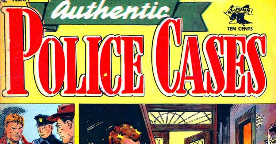 Authentic Police Cases #37 - Matt Baker cover - Pencil Ink