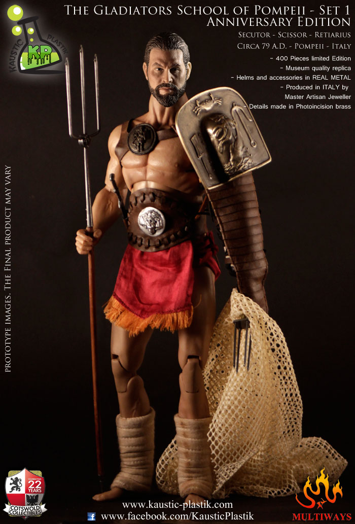 toyhaven: Preview Kaustic Plastik - The Gladiators School Set 1- First ...