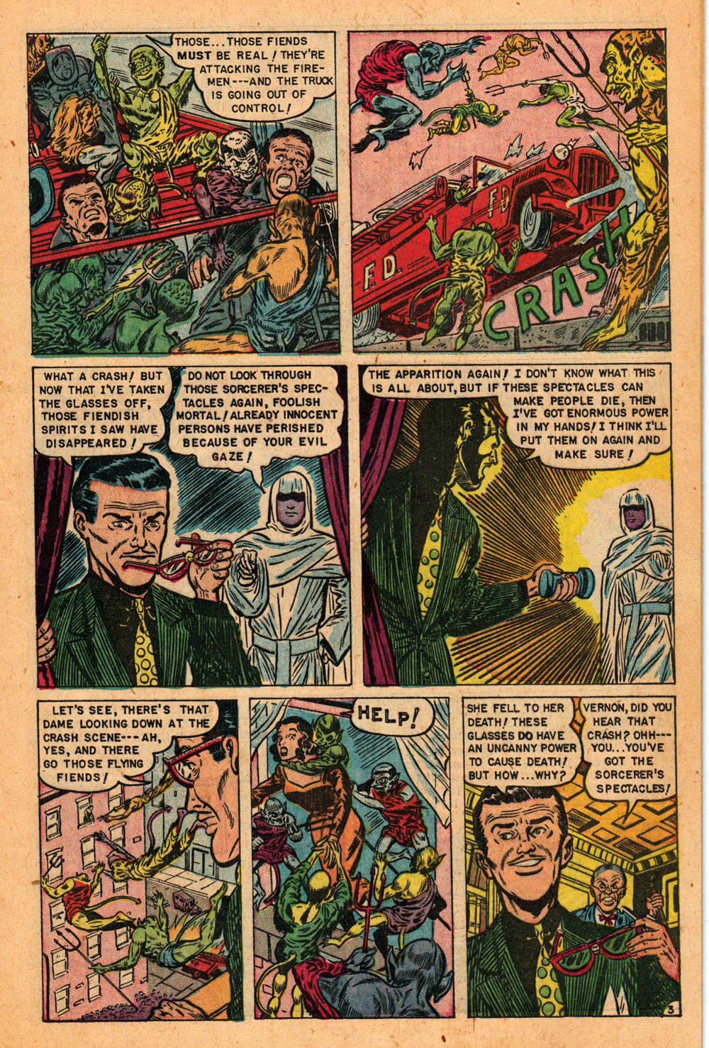 HORROR ILLUSTRATED: HAND OF FATE #17 PRE CODE HORROR COMICS