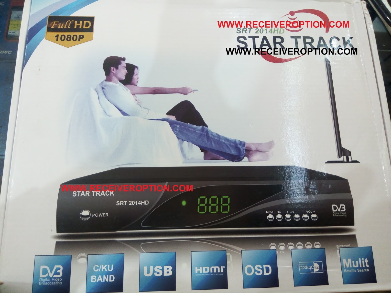 STAR TRACK SRT 2014HD RECEIVER FLASH FILE - How To Enter Biss key Power ...