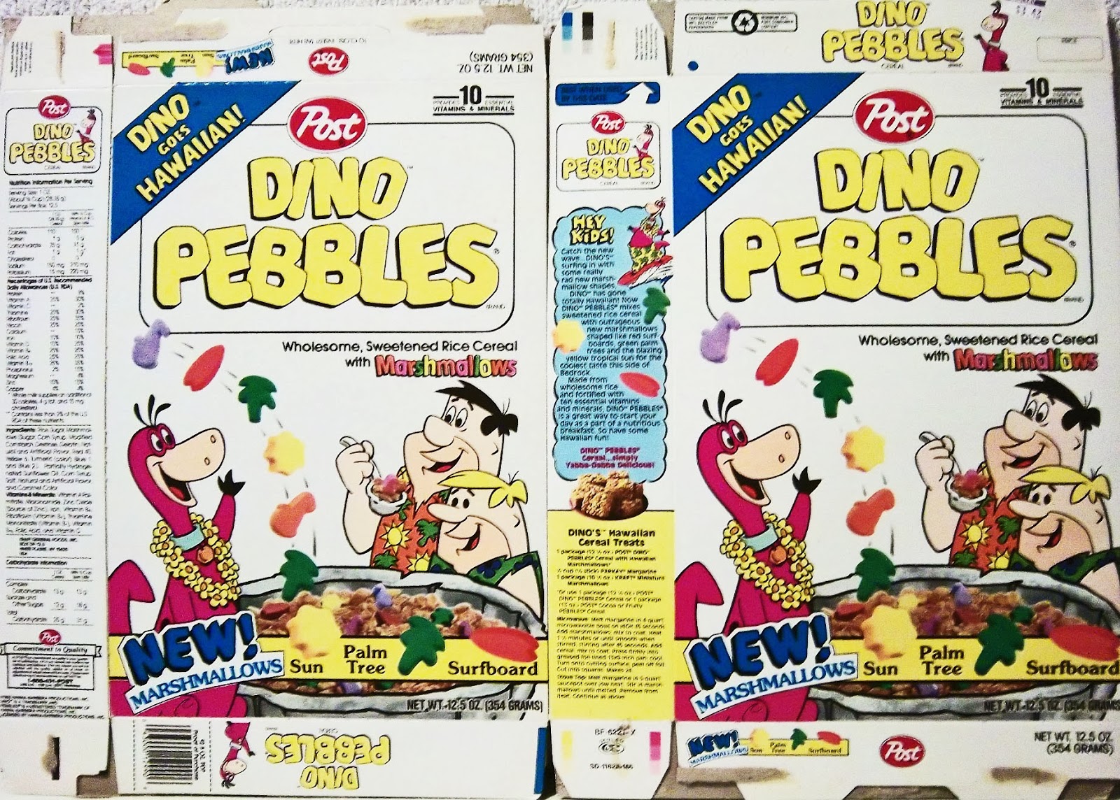 Cereal Box Price Guide Cereal Box Collecting by Pez Outlaw: Pebbles ...