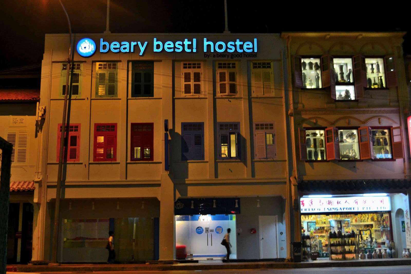 wandering... can't go home: Singapore - Beary Best hostel
