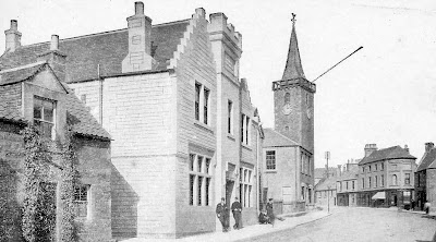 Tour Scotland: Old Photograph Carnegie Library Kinross Perthshire Scotland