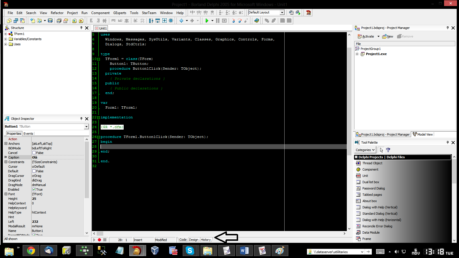 Dicas Delphi: Primeiro Programa com Delphi