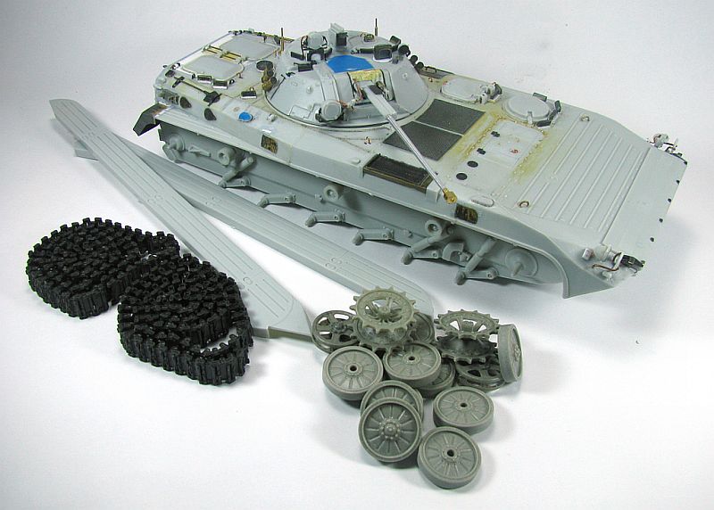 Plastic in Scale: BMP project update 4 ; Ready to be painted..