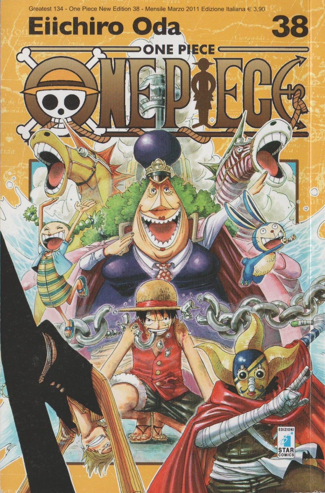EIICHIRO ODA – ONE PIECE NEW EDITION 38 – Blog di Stefano Fiorucci