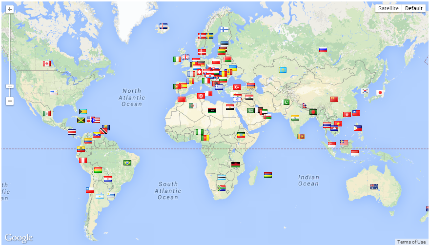 A Tail of Two Cardis: 100 Countries!