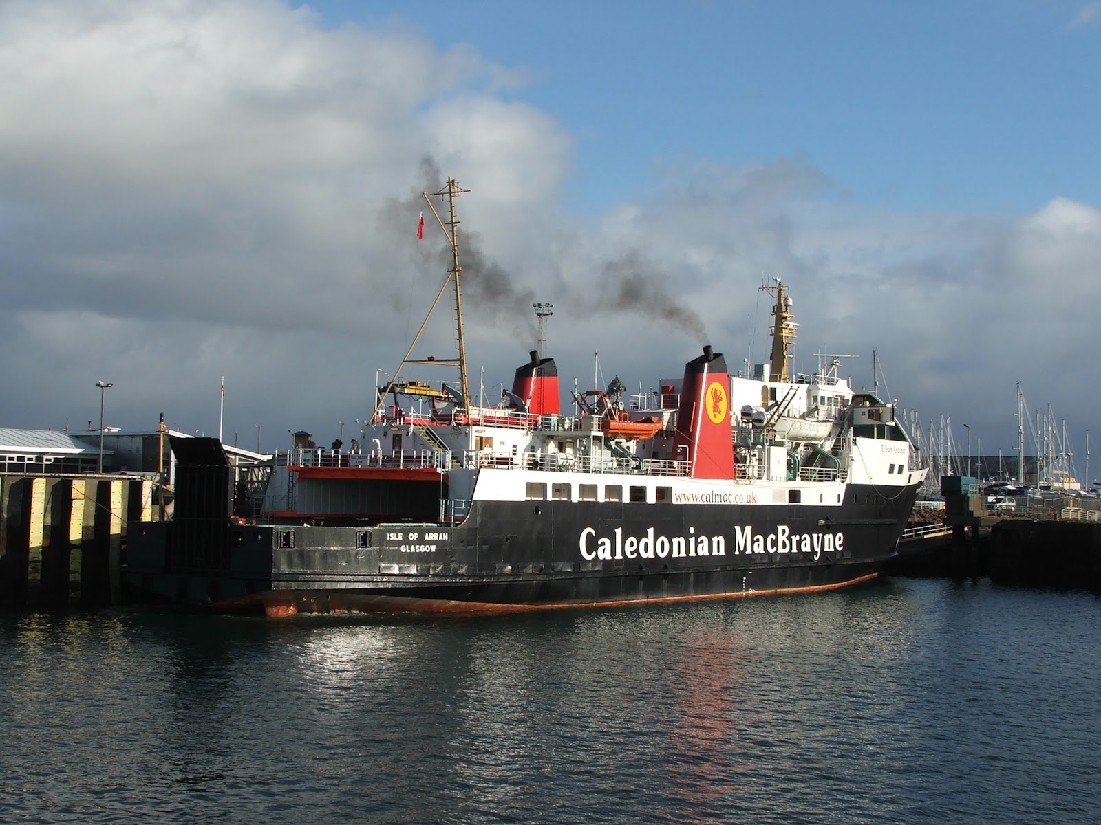 West of Scotland Ferries: MV Isle of Arran, Ardrossan-Brodick. 19/2/12