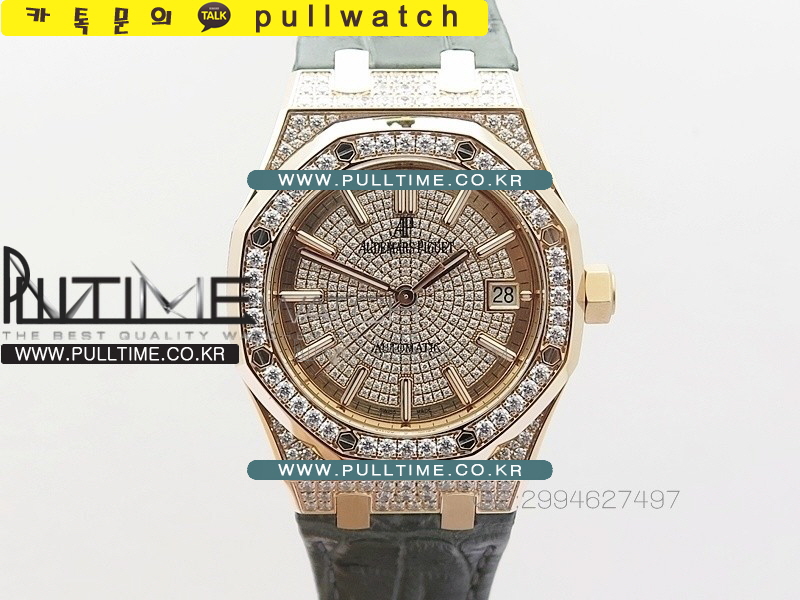 풀타임 (풀와치): AUDEMARS PIGUET Royal Oak 37mm 15450 JF 1:1 Best Edition ...