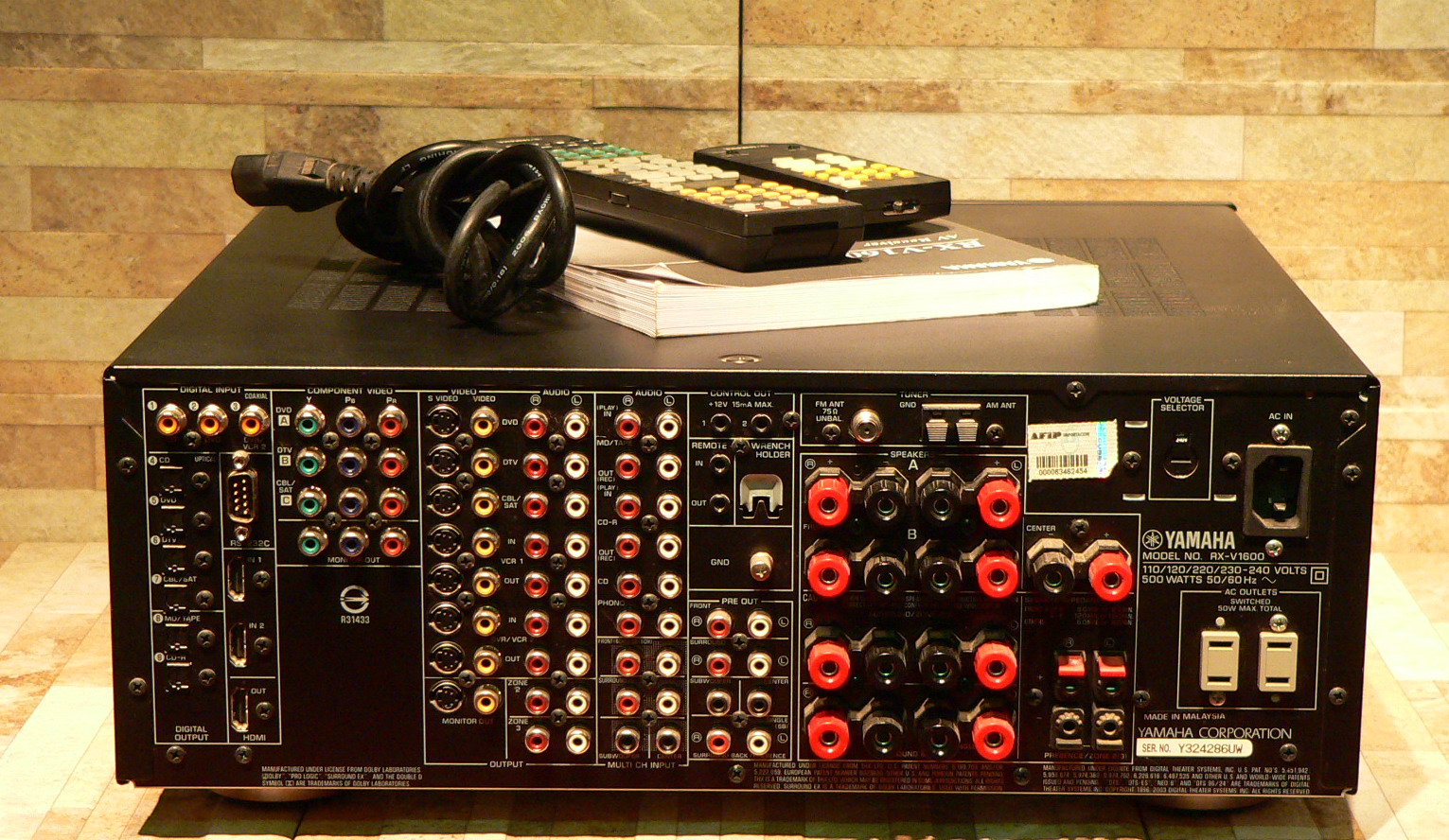 su-distribuidor audio hi-fi and hi-end: RECEIVER YAMAHA RX-V1600 -SIN ...