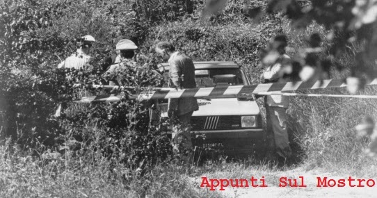 Appunti Sul Mostro: Vicchio scena del crimine