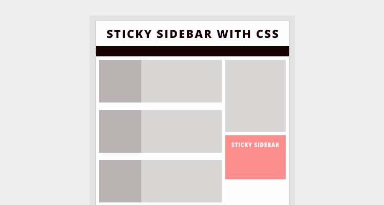 Membuat Sticky Sidebar Dengan Css Positionsticky Kompor Ajaib