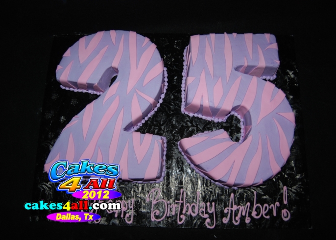 cakes 4 all in Dallas: cut out number cakes