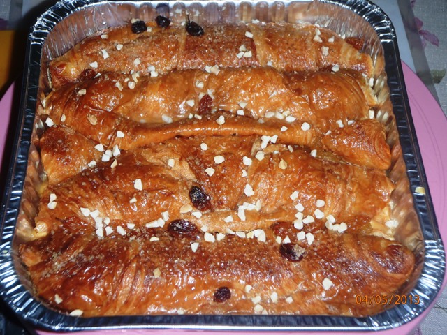 D'sha Cupcakes: Puding Roti Croissant