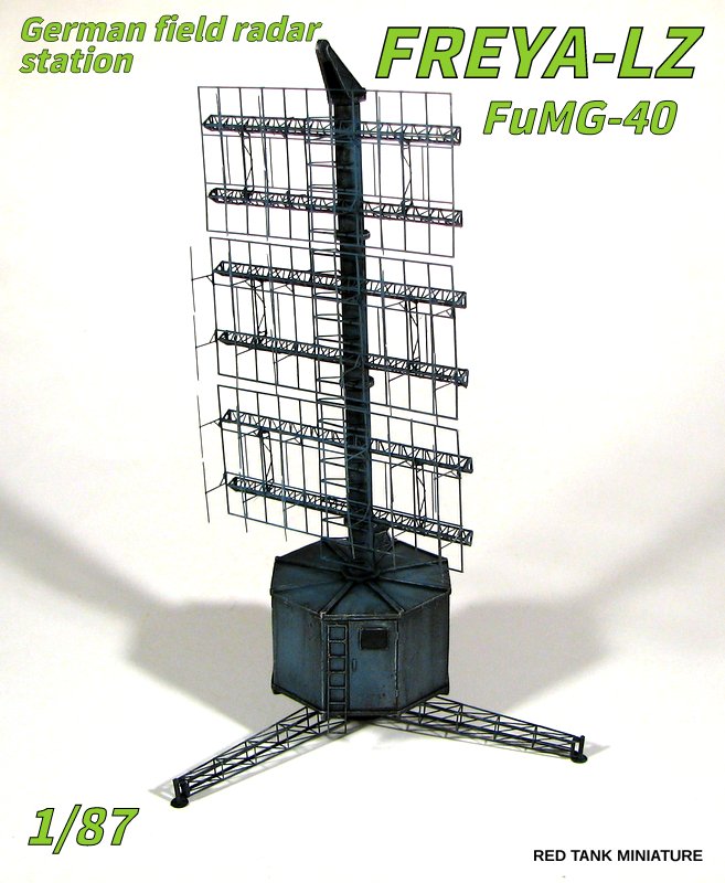 Gulumik Military Models: Freya-LZ FuMG-40 German field radar station 1/87