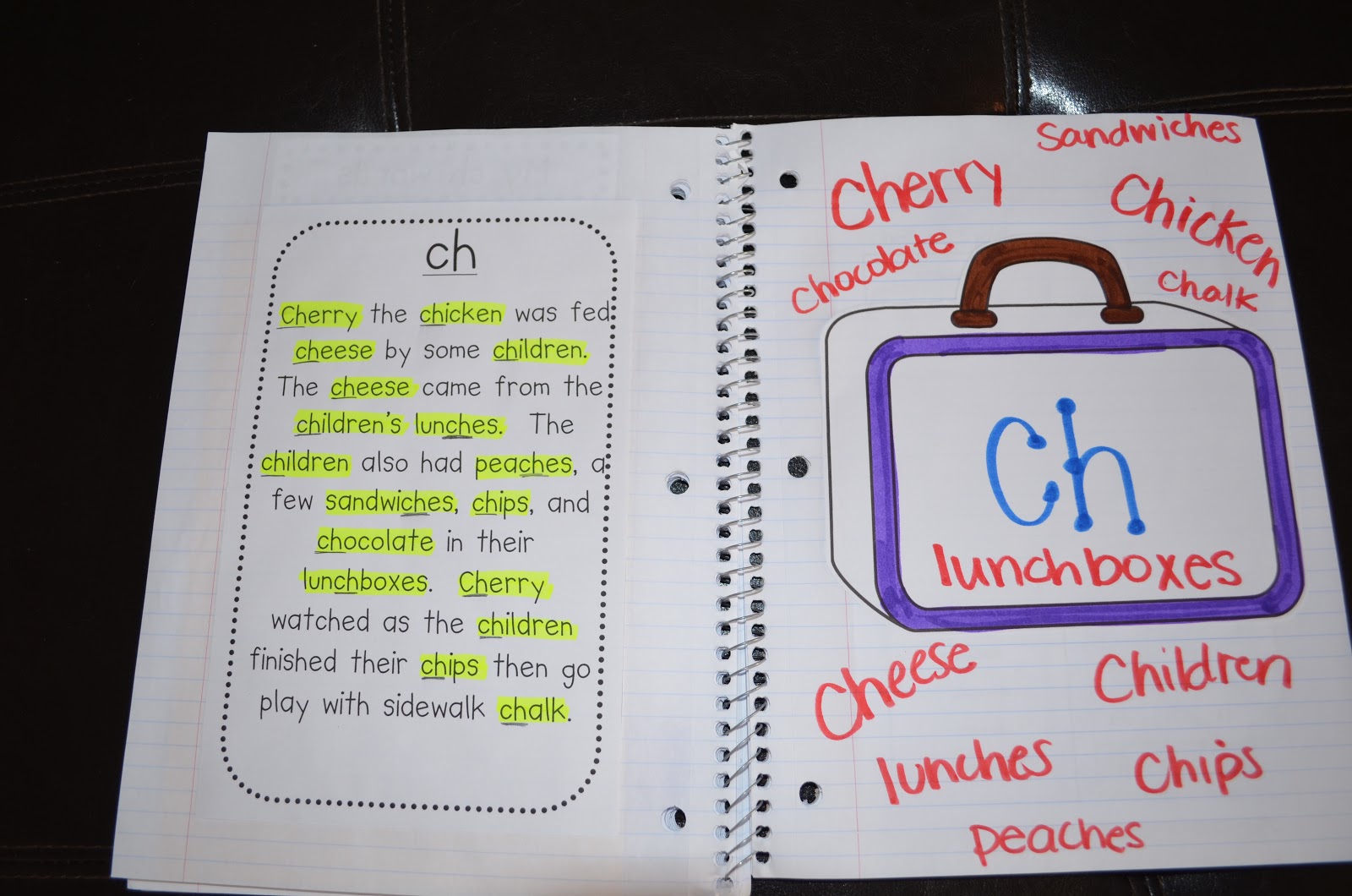 Coconut Cutie's Classroom: Phonics Fun Spiral Digraphs A-5 week Unit