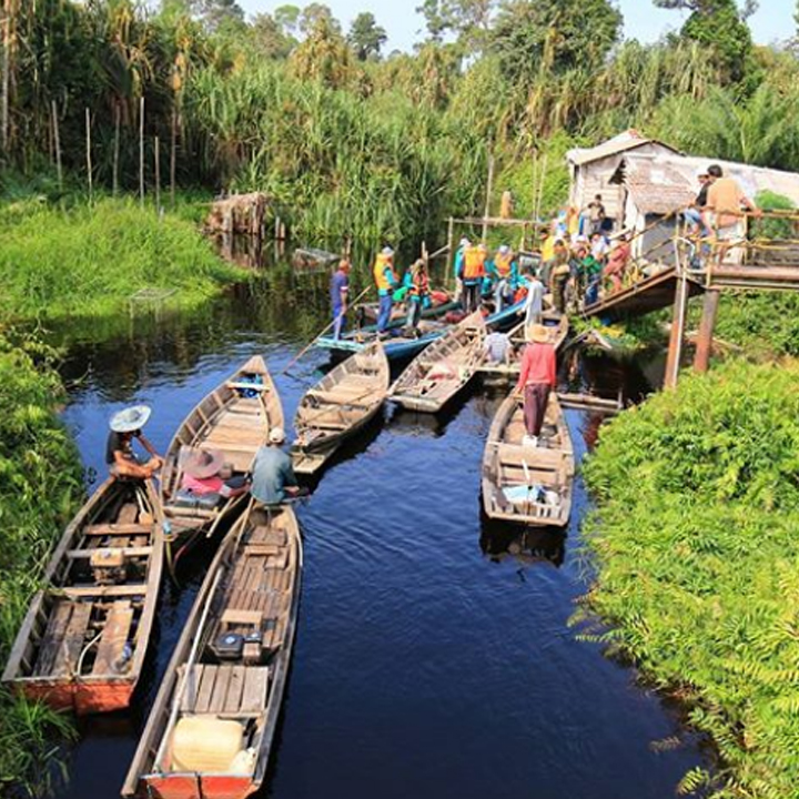 Spot Berphoto Di Danau Zamrud Dayun Siak | Pesona Riau