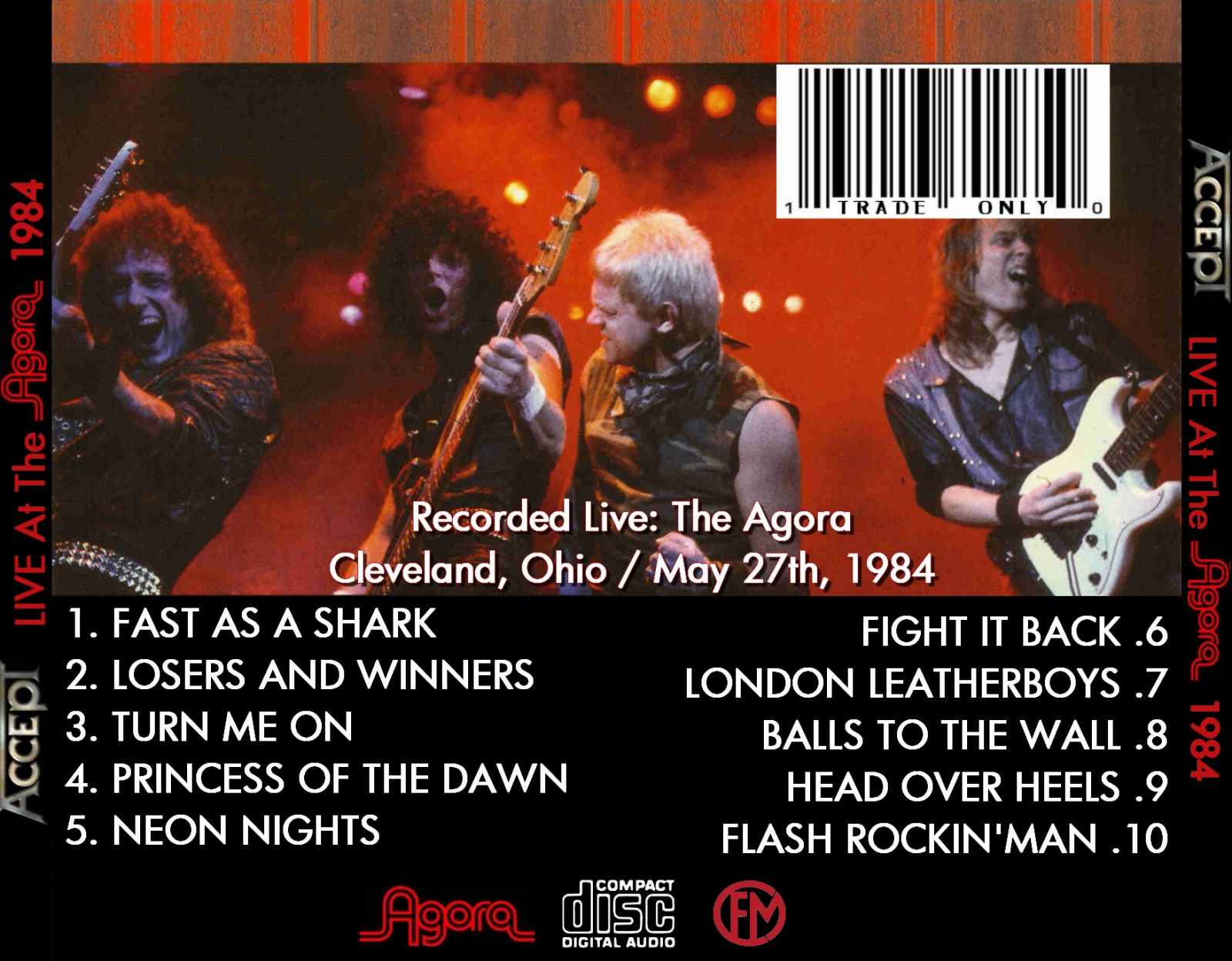 T.U.B.E.: Accept - 1984-05-27 - Cleveland, OH (FM/FLAC)