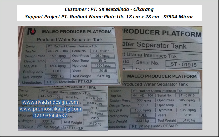 Nameplate Api 650 2020 - Storage Solutions (Site and Shop Built Tanks ...